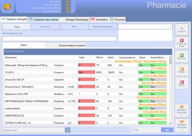 Pharmacie – DREAMCen Software FR